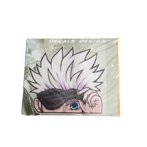 Wall Decor | Jujutsu Kaisen Gojo Satoru Decal Sticker Peeker For Car ...